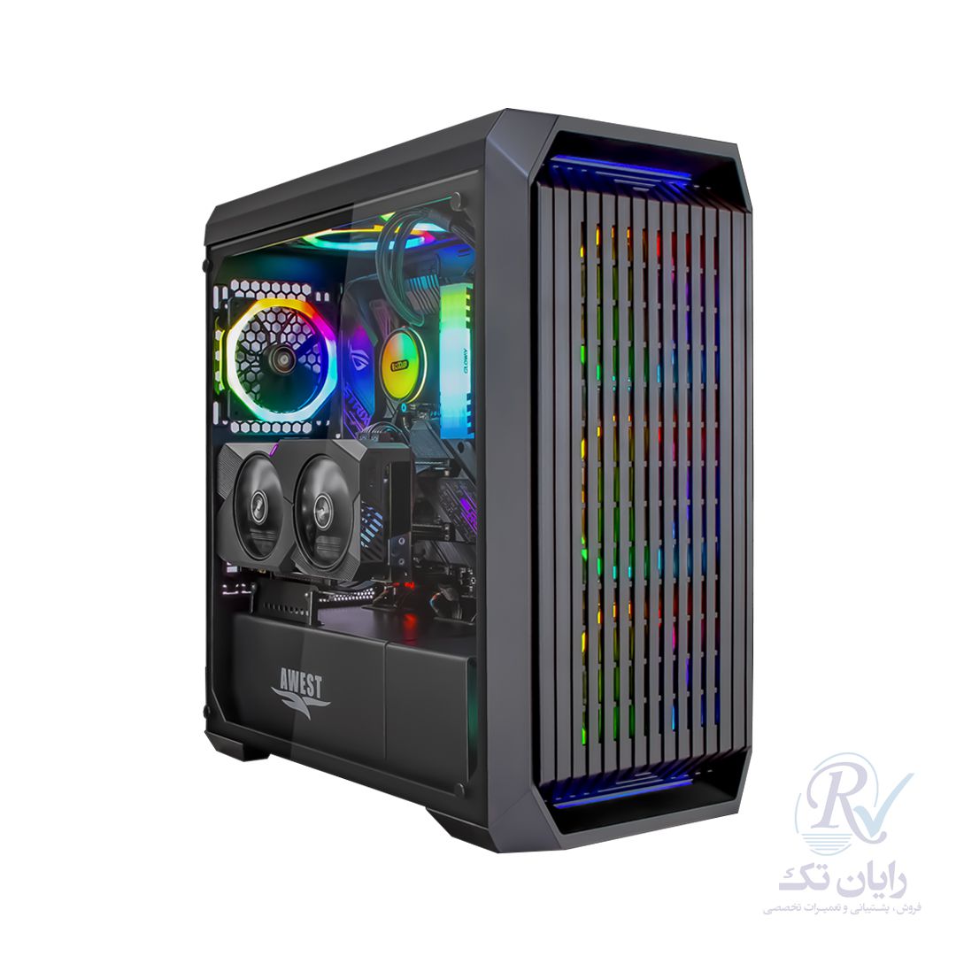 کیس اوست مدل AWEST GT-AV09-BG - رایان تک | فروشگاه رایان تک